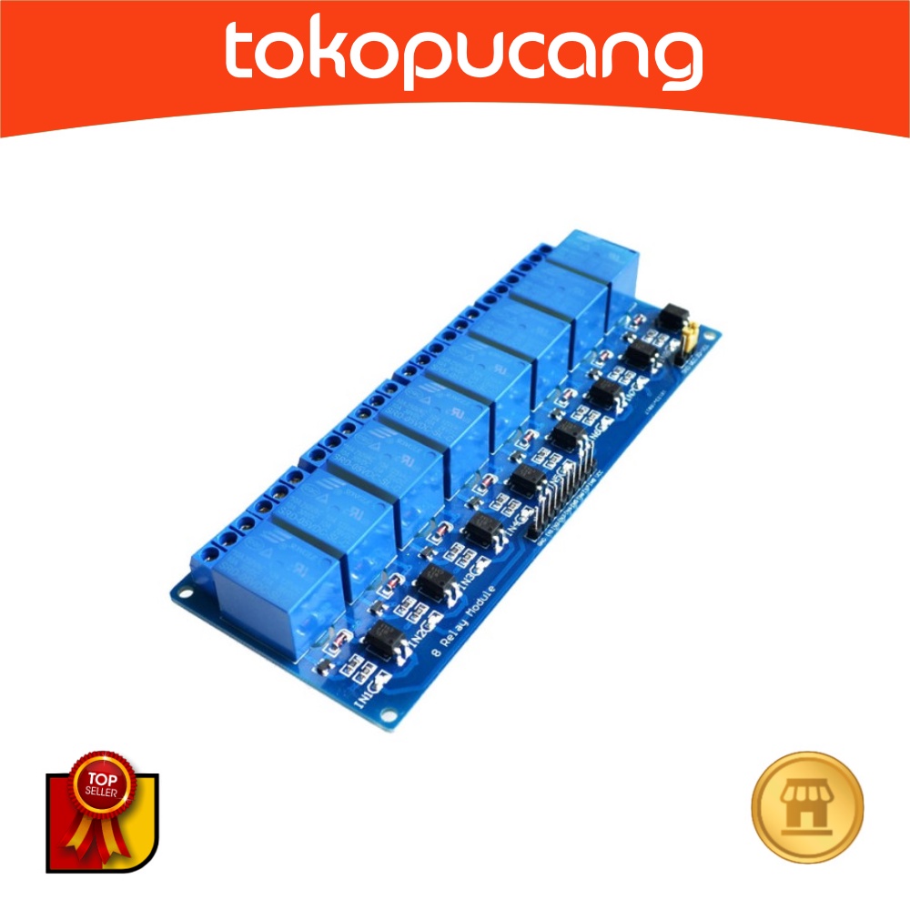 Jual Relay 8 Channel 5V Relay Module Opto For Arduino 8ch | Shopee ...