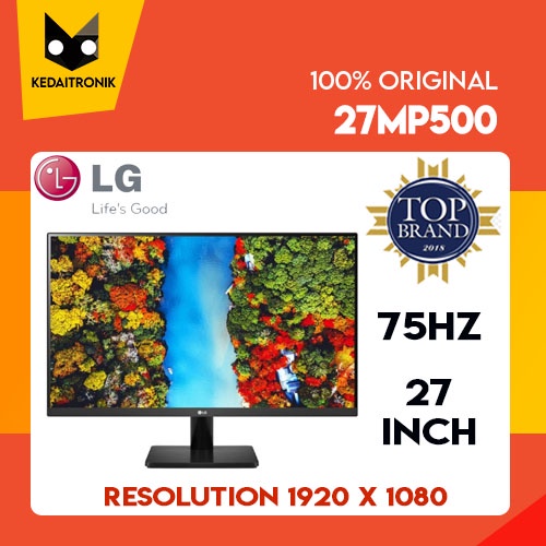 Jual NEW LED Monitor LG 27MP500 27 Inch IPS 75Hz Full HD HDMI - LG ...