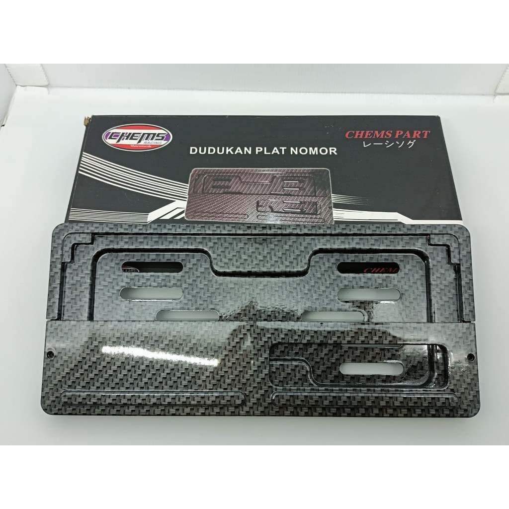 Jual Cover Plat Nomor Motor Motif Karbon Bingkai Plat Nomor Motor Motif ...
