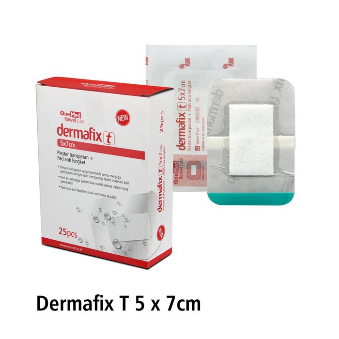 Jual Dermafix-T 5x7cm OneMed box isi 25pcs OB | Shopee Indonesia