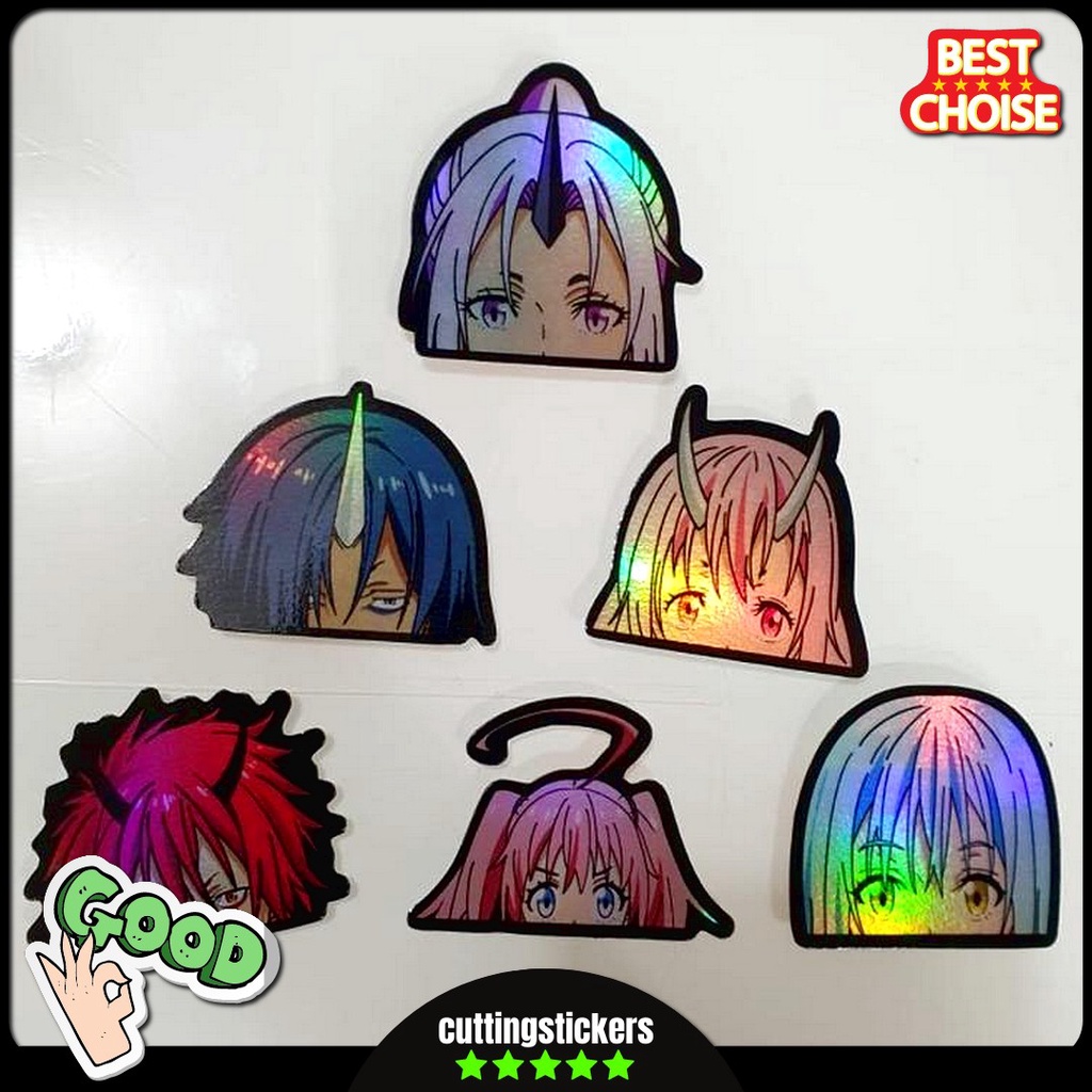 Jual Stiker Sticker Hologram Anime Tensei Shitara Slime Datta Ken ...