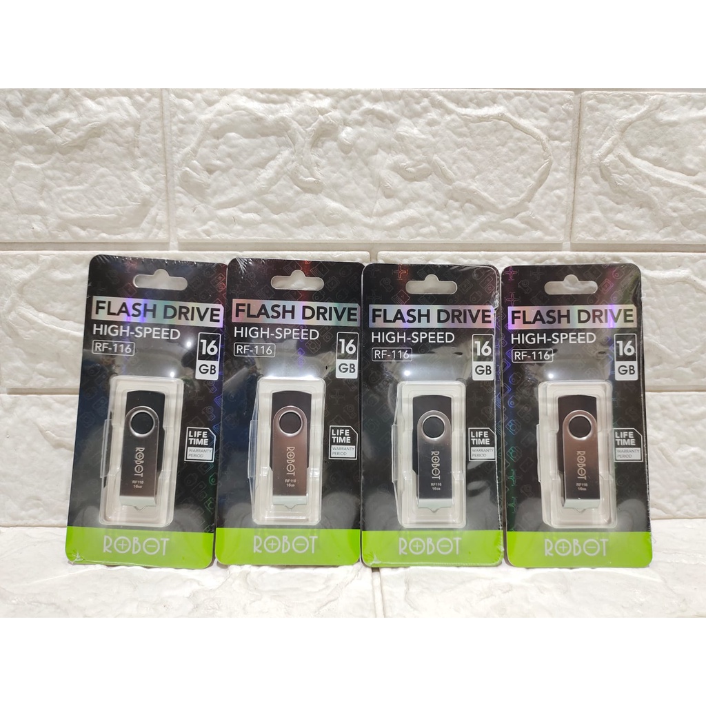 Jual FLASHDISK ROBOT 16GB RF-116 ORIGINAL | Shopee Indonesia