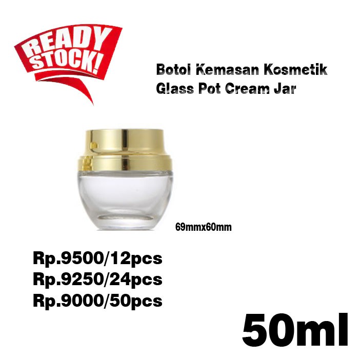 Jual Pot Krim 50 ml / 50 gram Botol Kemasan Krim Salep Obat DOKTER ...