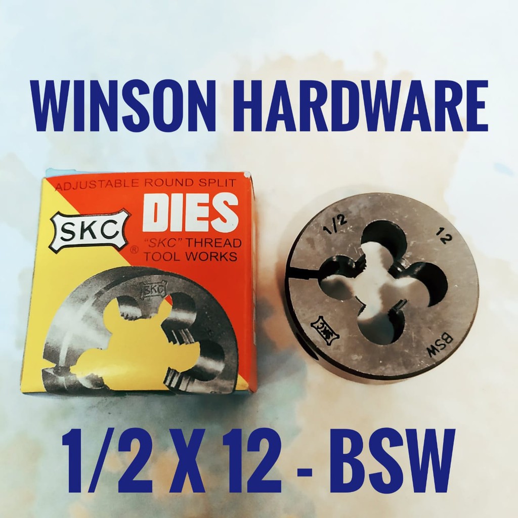 Jual Mata Senai SKC 1/2x12 BSW - Snai Snay Snei Dies Drat Baut M 1/2 x 12 | Shopee Indonesia