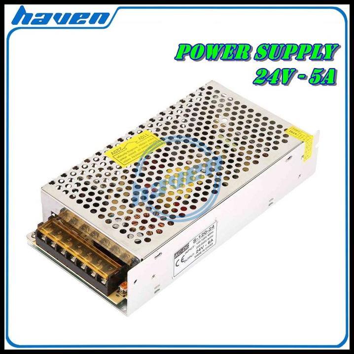 Jual Power Supply 24V 5A / Psu 24V 5A Switching Power | Shopee Indonesia