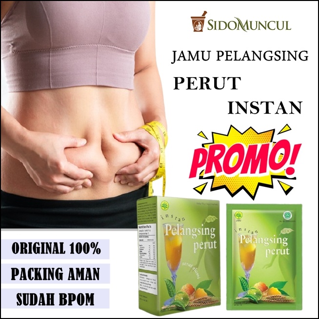 Jual PROMO Jamu sidomuncul pelangsing perut buncit bpom pria wanita ...