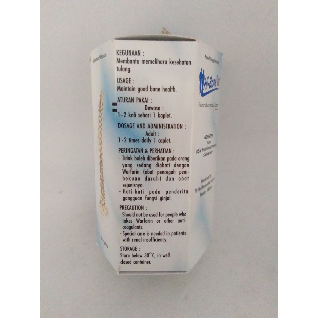 Jual HI BONE 600 - 30 KAPLET KESEHATAN TULANG TERBUTI MANJUR ...