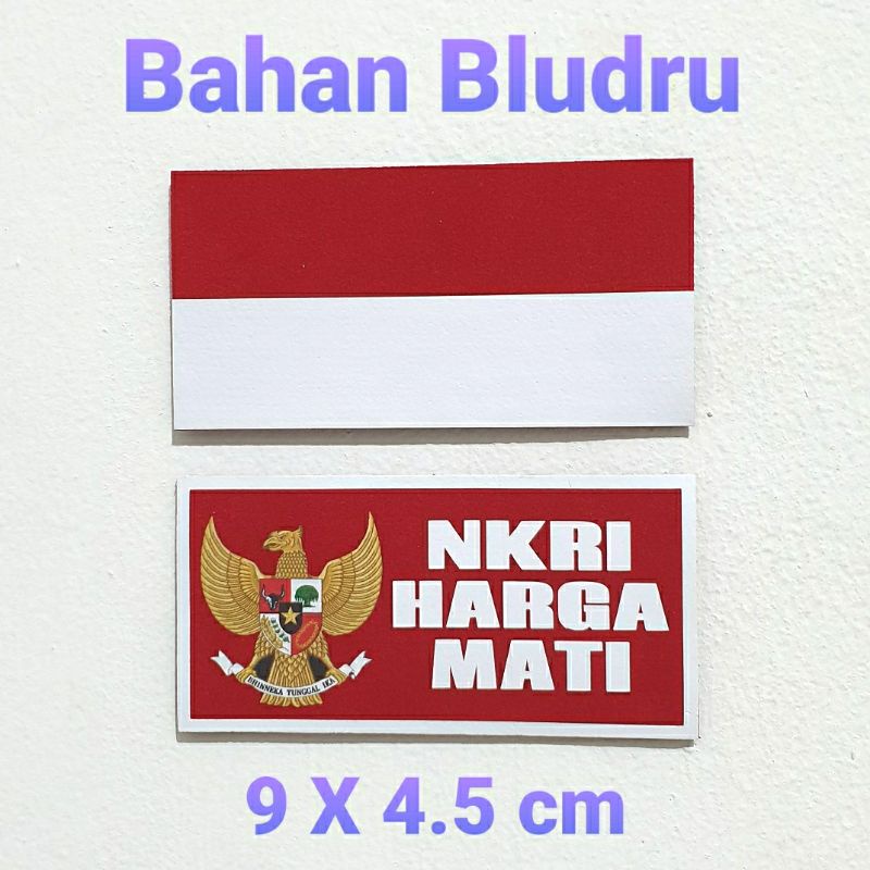 Jual Emblem Patch Velkro Logo Bendera RI Indonesia Merah Putih NKRI ...