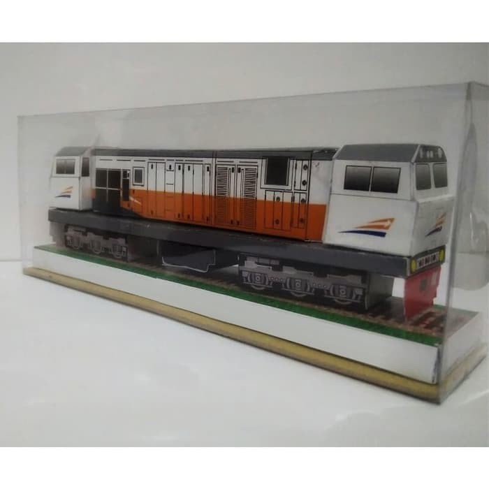 Jual DIY Miniatur Papercraft Lokomotif CC206 | Shopee Indonesia