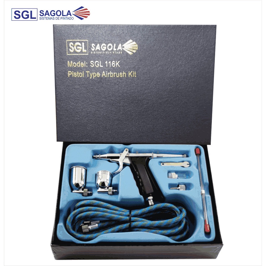 Jual SGL Pistol Type Airbrush Kit 116K - SGL Pen Brush Set Pistol ...