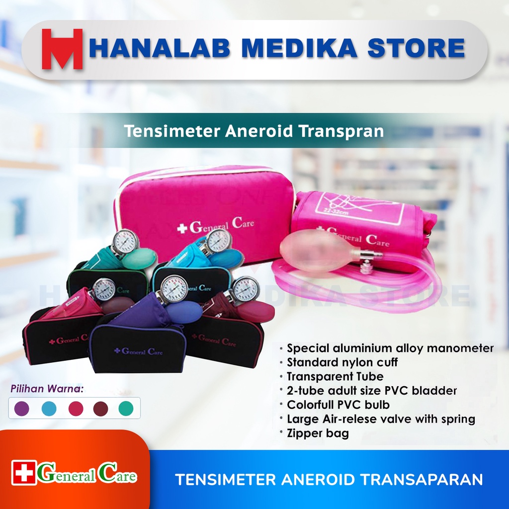 Jual Tensimeter Aneroid General Care / Tensi Aneroid Transparan GC ... Jual Tensimeter Aneroid General Care / Tensi Aneroid Transparan GC ...