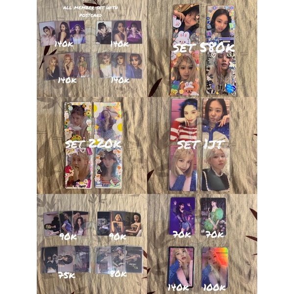 Jual Photocard Blackpink Official Summer Diary Membership Welcoming ...