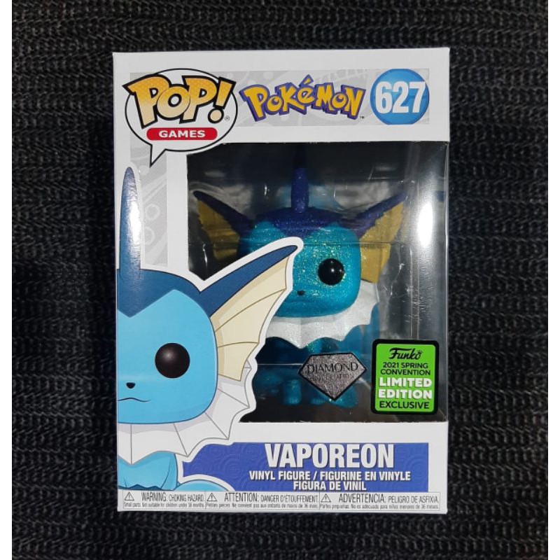 Jual Funko Pop! Pokemon : Vaporeon #627 (Diamond Collection) (2021 ...