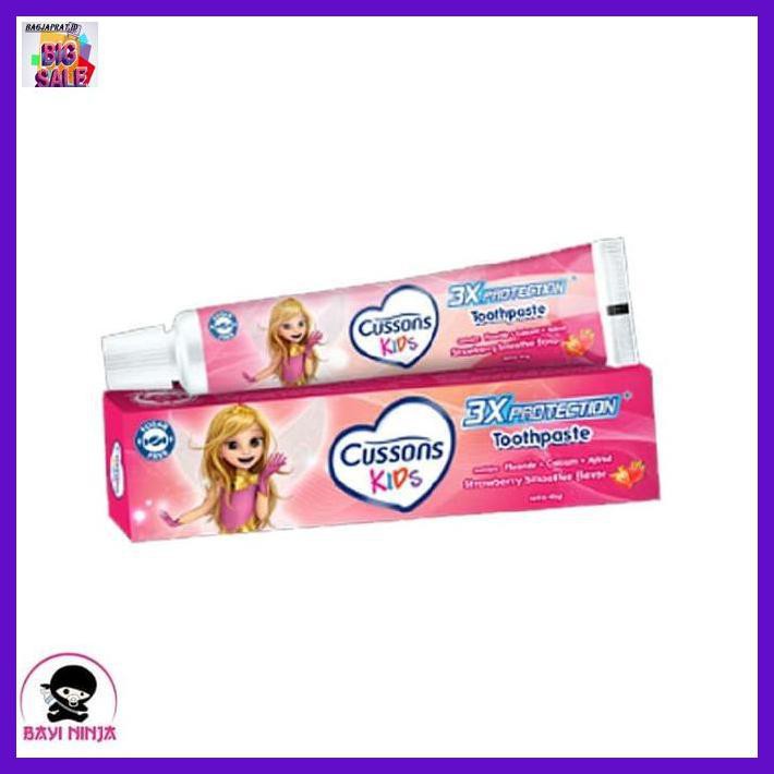 Jual ATSAPIGIG- CUSSONS KIDS TOOTHPASTE PASTA GIGI ANAK STRAWBERRY 45 G ...