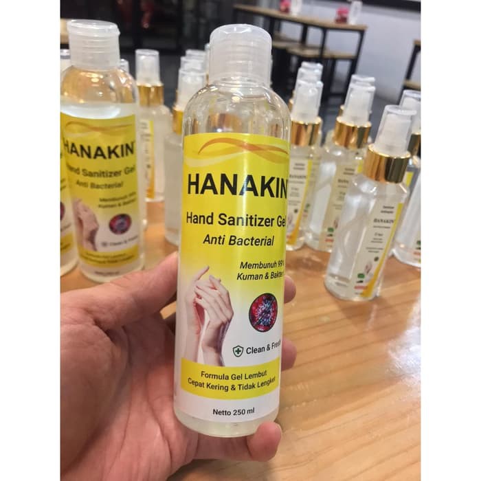 Jual Hanakin Hand Sanitizer Gel (250ml) | Shopee Indonesia