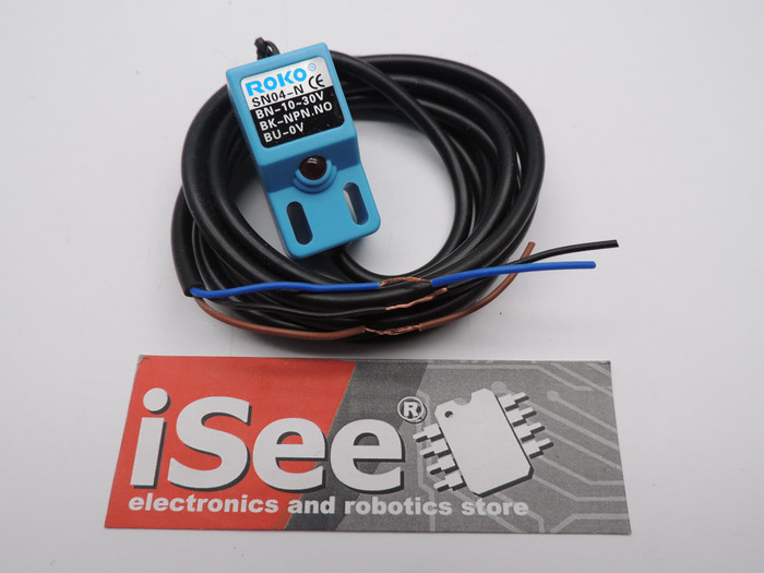Jual ROKO Metal Proximity Sensor Switch SN04-N NPN NO detection logam ...