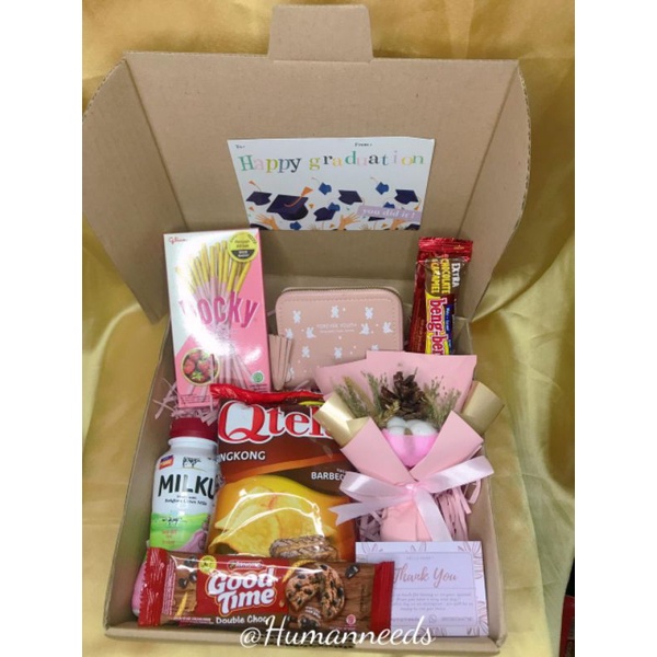 Jual [Ready Stock] Hampers Kado Gift Box Snack Buket | Hadiah Wisuda ...