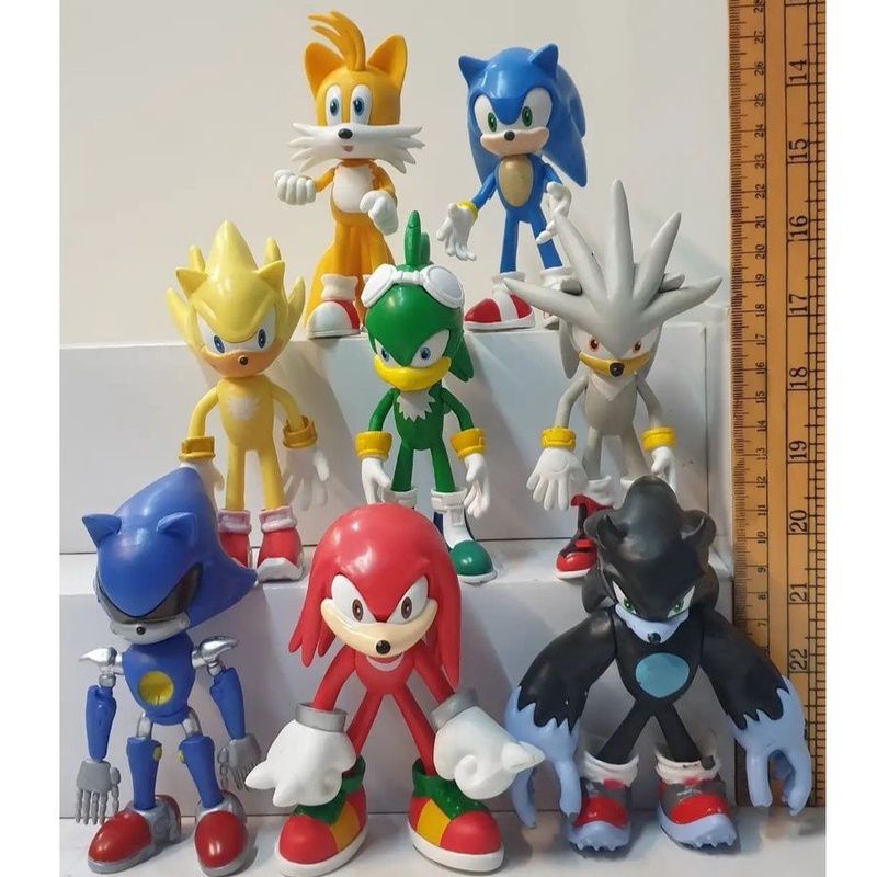 Jual Mainan Action Figure Sonic the hedgehog Set 8 | Shopee Indonesia