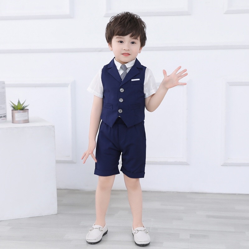 Jual William Tuxedo Vest/ Tuxedo Vest Anak Laki Laki/ Setelan Pesta ...