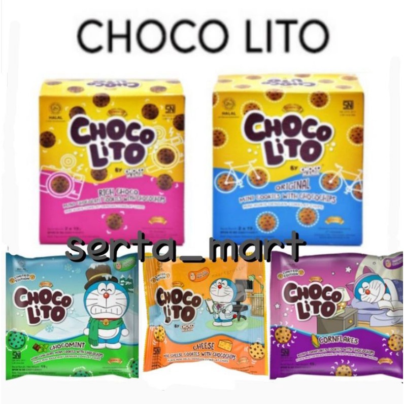 Jual Chocolito Mini Cookies 19gr - Choco Lito Chocomint / Cornflakes ...
