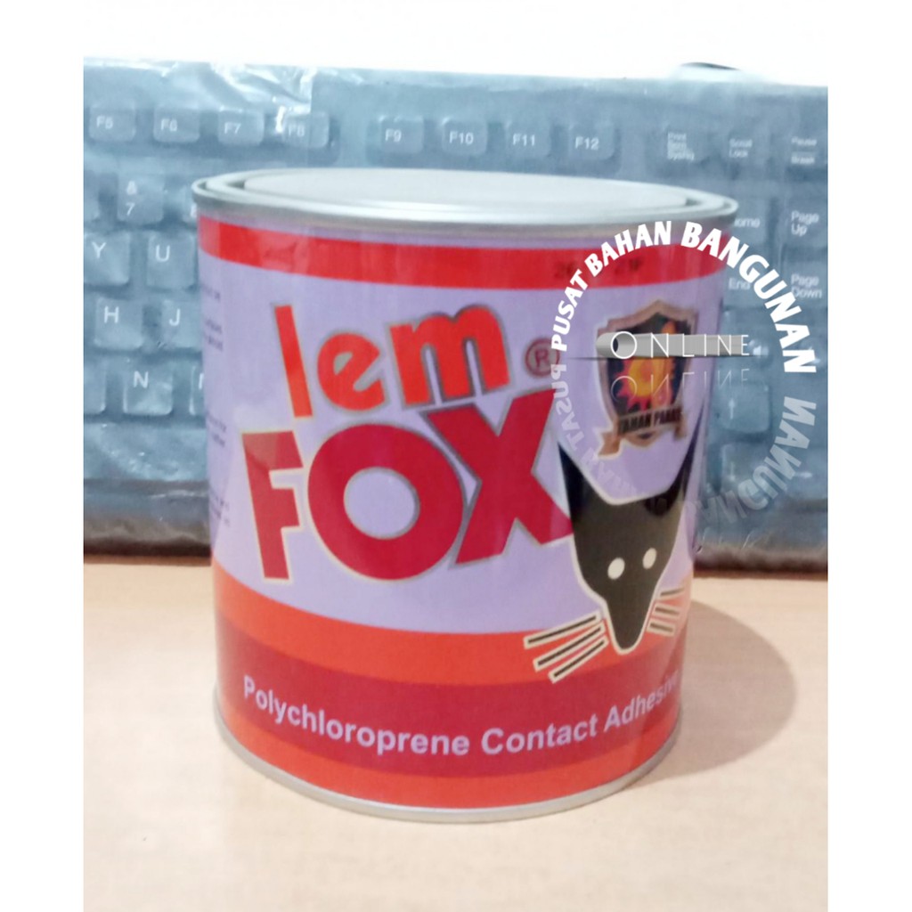 Jual Lem Kuning Fox 600 gr/lem serbaguna, sandal, sepatu, karpet ...
