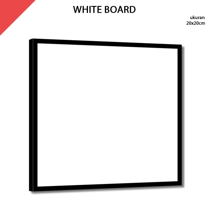 Jual Papan Tulis Putih White Board 20x20 cm | Shopee Indonesia