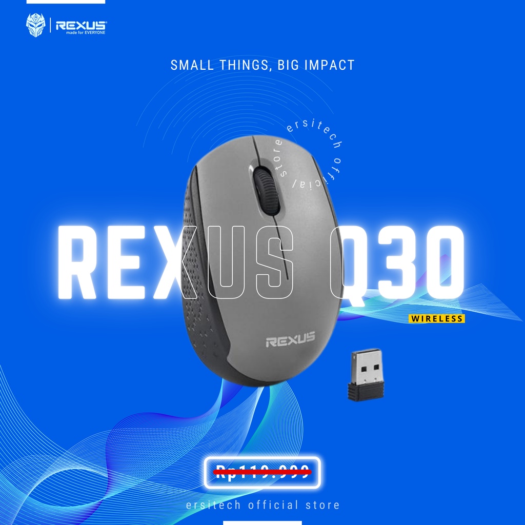 Jual Rexus Q30 - Mouse Wireless Rexus, Mouse Gaming Rexus, Mouse Rexus ...