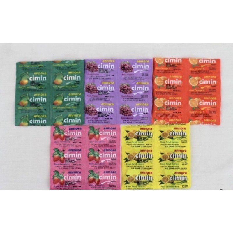 Jual permen jadul permen annora cimin permen vitamin c rasa buah ...