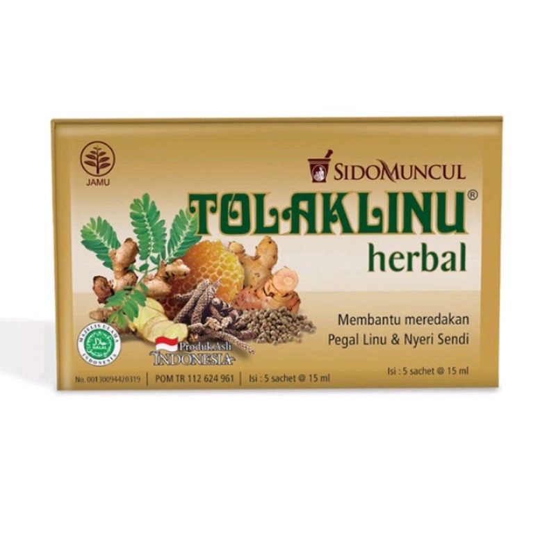 Jual Sidomuncul tolak linu herbal 1 box ( 5 sachet ) | Shopee Indonesia
