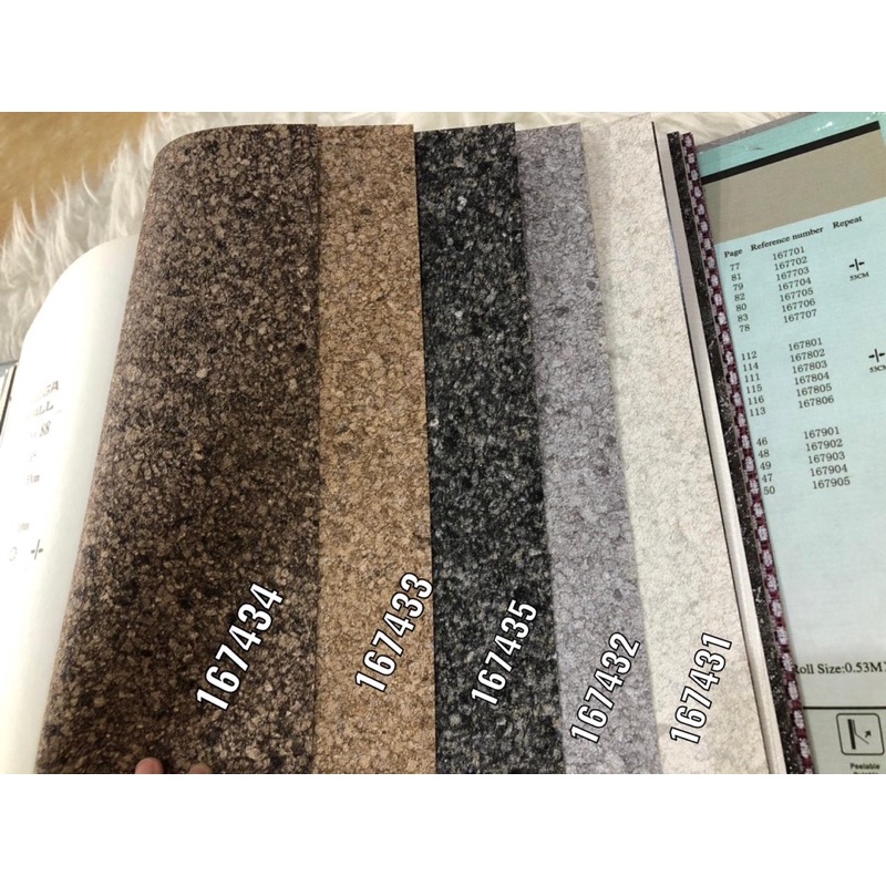 Jual Wallpaper Dinding Motif Polos Batu Pasir Natural 3D Mega wall ...