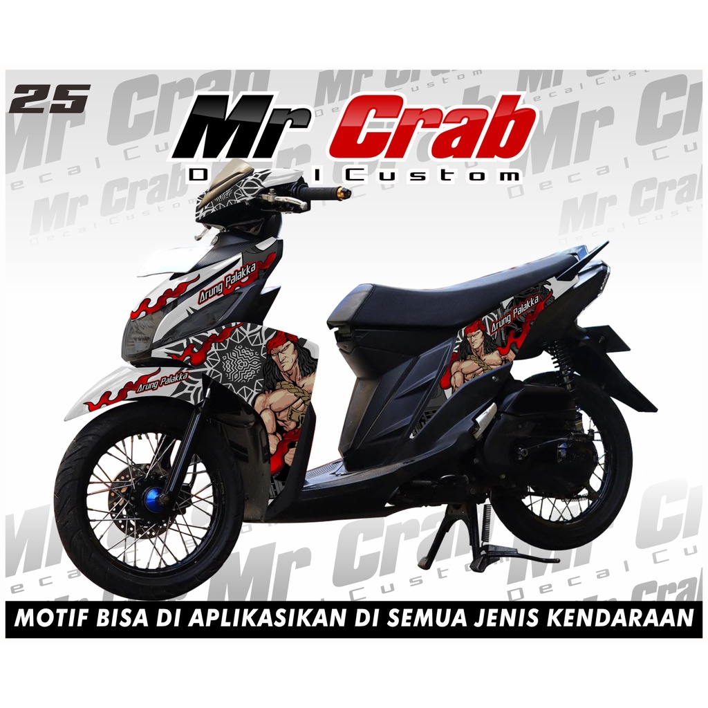 Jual STIKER DECAL YAMAHA MIO M3 Fullbody-DECAL MIO M3 DESIGN NEW ARUNG ...