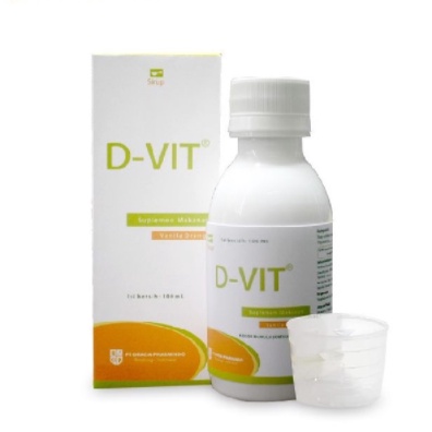 Jual Vitamin D3 - D-vit sirup 400iu/ 5ml 100ML | Shopee Indonesia