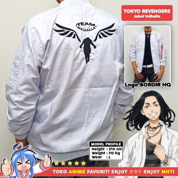 Jual Jaket Bomber Anime Tokyo Revengers Valhalla Keisuke Baji Manga ...