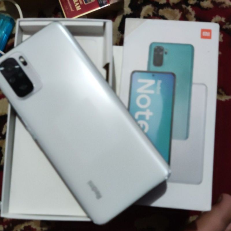Jual Handphone Second murah xiaomi Redmi Note 10 4/64 hp seken /bekas ...