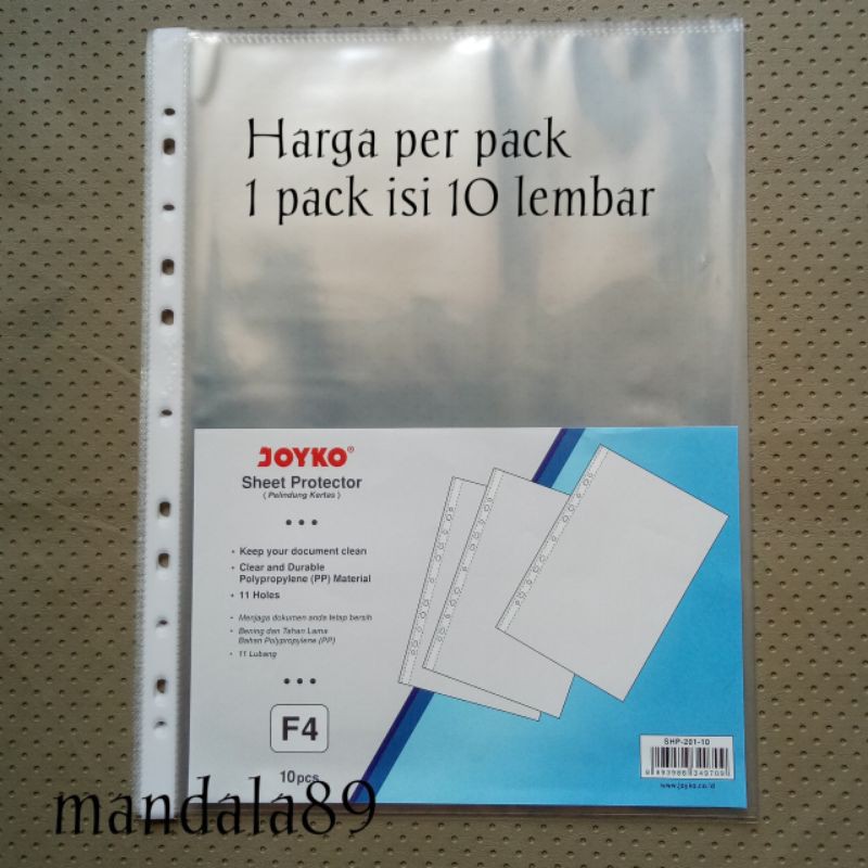 Jual PLASTIK PP POCKET Folio @10 lembar merk Joyko | Shopee Indonesia Jual PLASTIK PP POCKET Folio @10 lembar merk Joyko | Shopee Indonesia