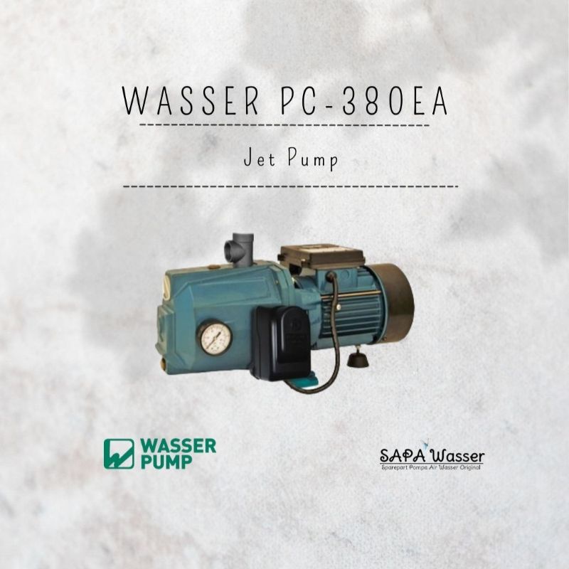Jual Wasser Jet Pump | Pompa Jet Pump Kedalaman 40Meter | PC-380EA 375W ...