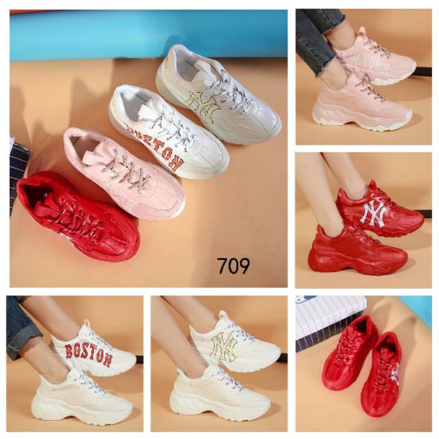 Jual New MLB Big Ball Chunky A Running Shoes Sneakers #709*_ | Shopee ...