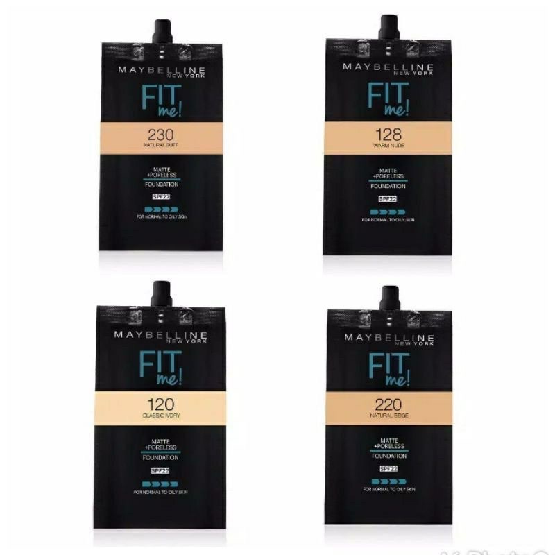 Jual Maybelline Fit Me Foundation Sachet 5ml | Shopee Indonesia