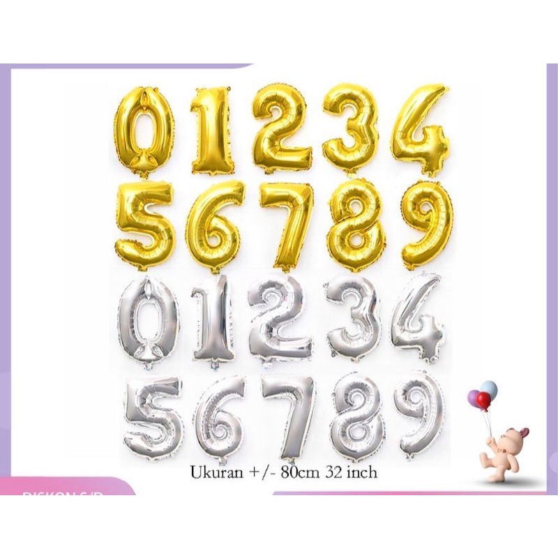 Jual Balon angka Jumbo | Shopee Indonesia