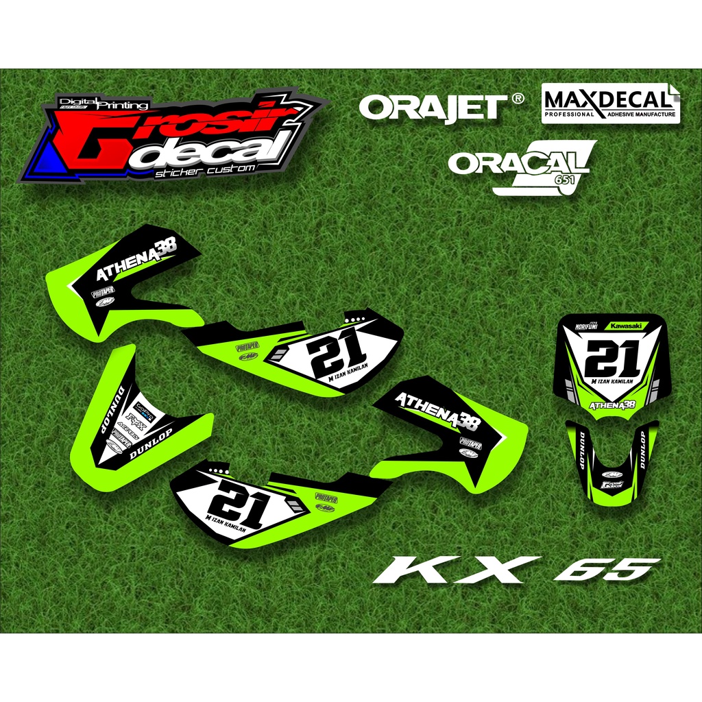 Jual Decal Sticker KX 65 Full Body Free Custom Stiker KX 65 Full Body ...