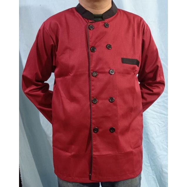 Jual berkualitas Baju Chef-baju koki-Baju koki lengan panjang-baju koki ... Jual berkualitas Baju Chef-baju koki-Baju koki lengan panjang-baju koki ...