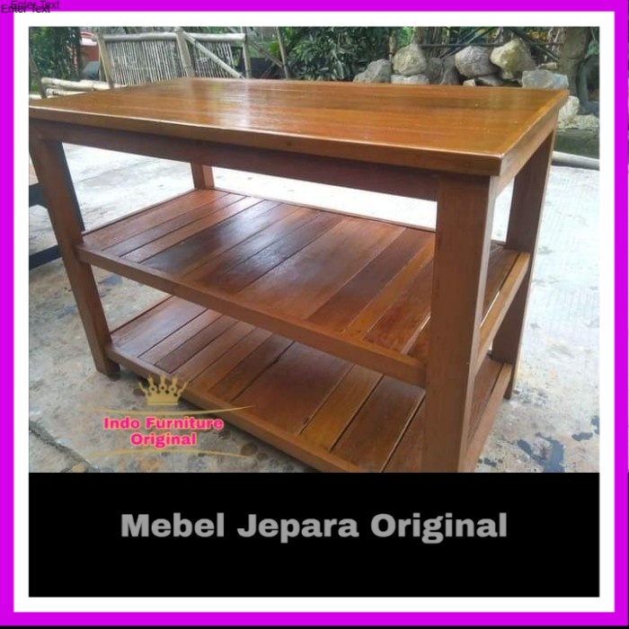 Jual Meja Tv/Rak Tv/Rak Sendal/Sepatu Kayu Bengkirai Kalimantan Murah ...