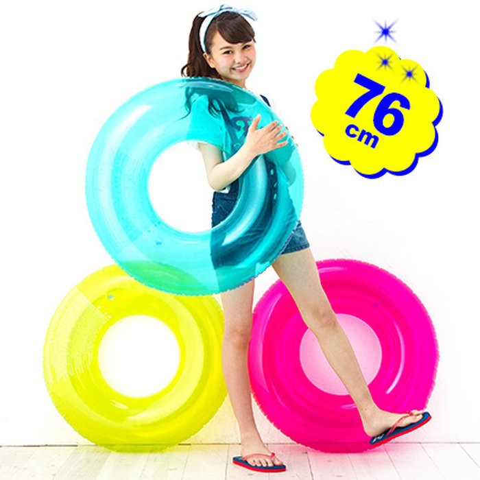 Jual intex 59260 Ban Pelampung Bulat Transparent Tubes 76cm | Shopee ...