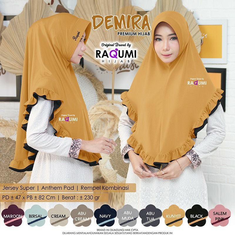 Jual Hijab Demira Raqumi Original (Restock) | Shopee Indonesia