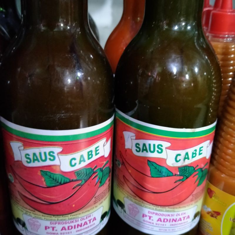 Jual Saos Cabe merk Adinata 620 ml | Shopee Indonesia