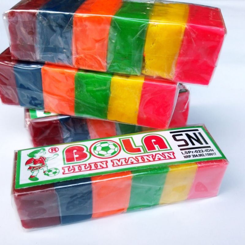 Jual Malam Tradisional Lilin Mainan BOLA /Plastisin Warna Warni Murah ...