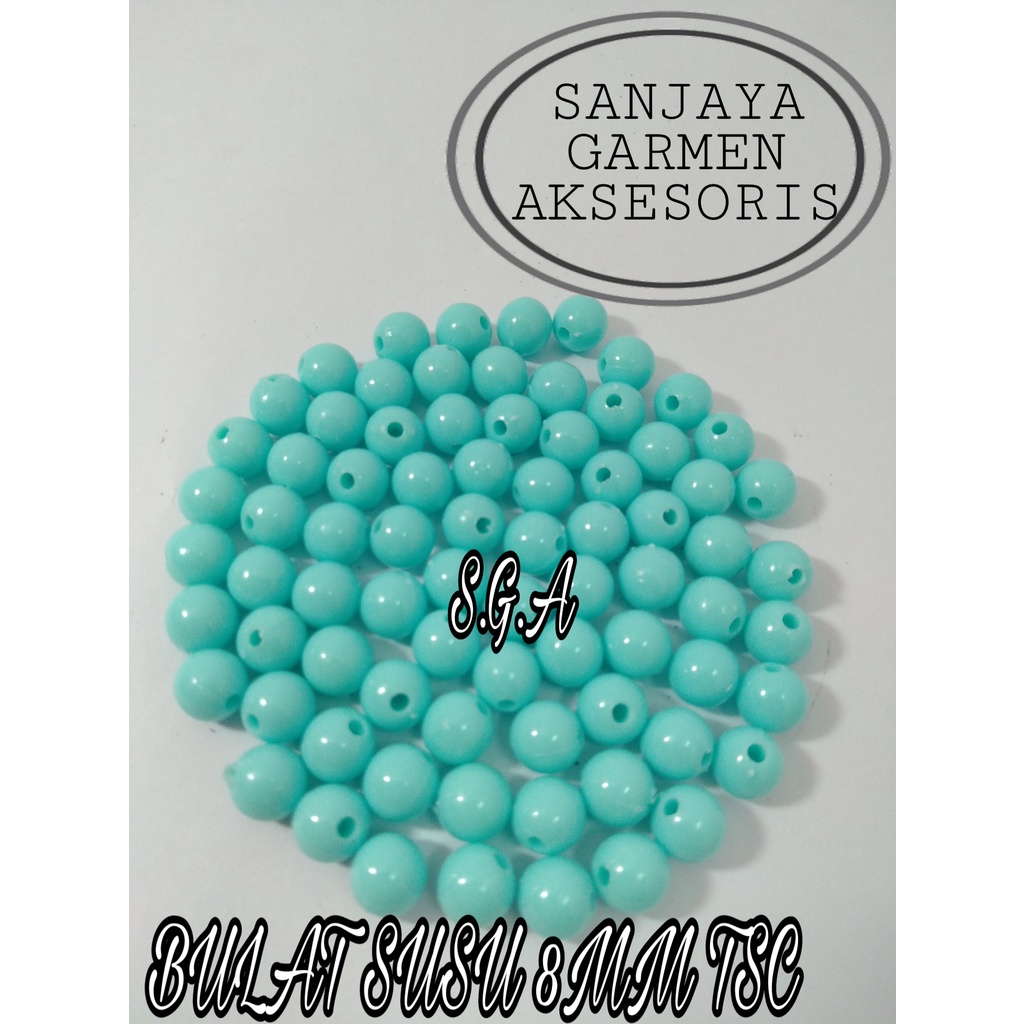 Jual Manik Bulat / Mote Susu / Manik Susu / Manik Susu Pastel / Mote Bulat / Manik Susu Bulat ...