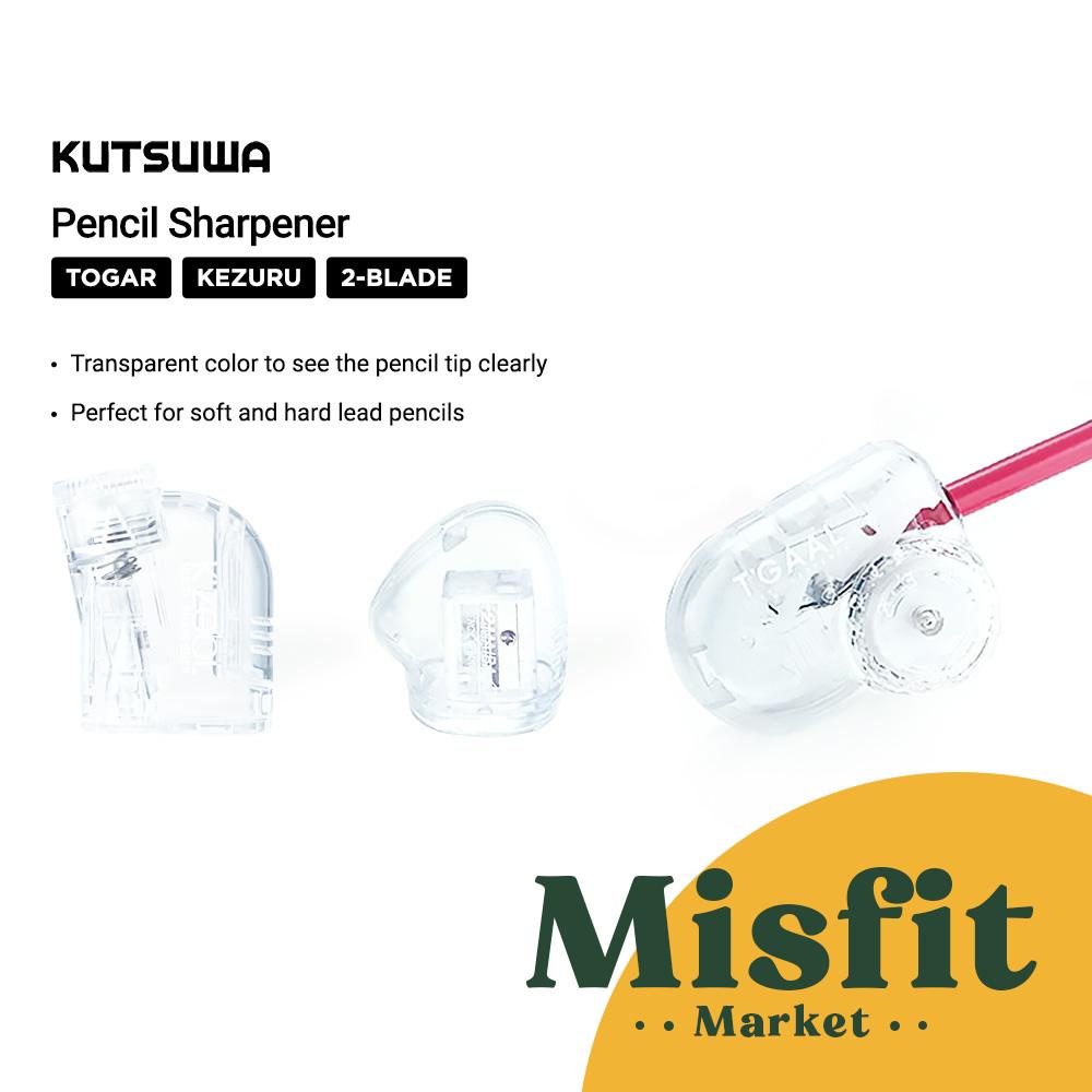 Jual KUTSUWA Pencil Sharpener 2-BLADE / KEZURU / TOGAR / 2 WAY Rautan pensil | Shopee Indonesia