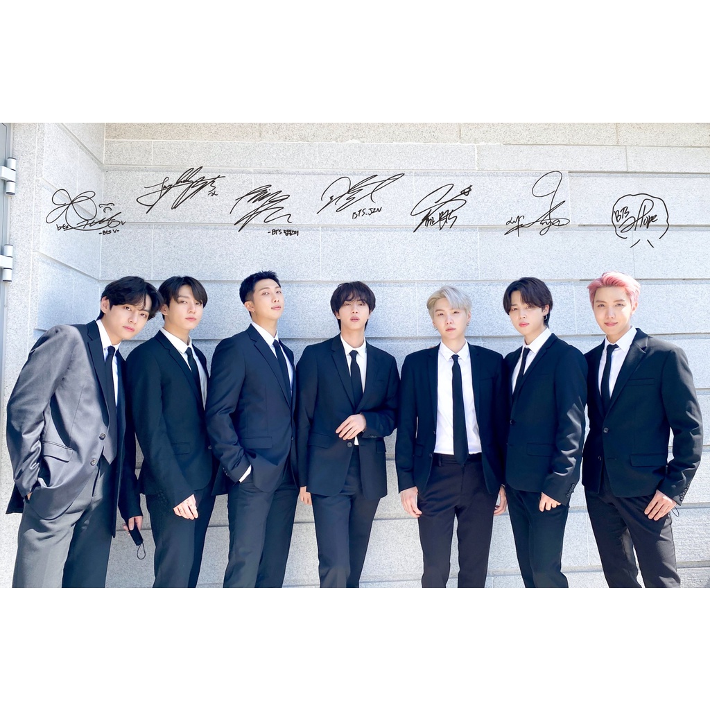 Jual READY POSTER BTS TANDA TANGAN - GRUP VERSION KPOP UKURAN A3 ...