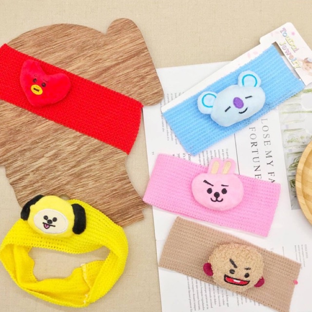 Jual Bandana BTS Bandana Karakter Bts Bando BTS anak / Bando Anak ...